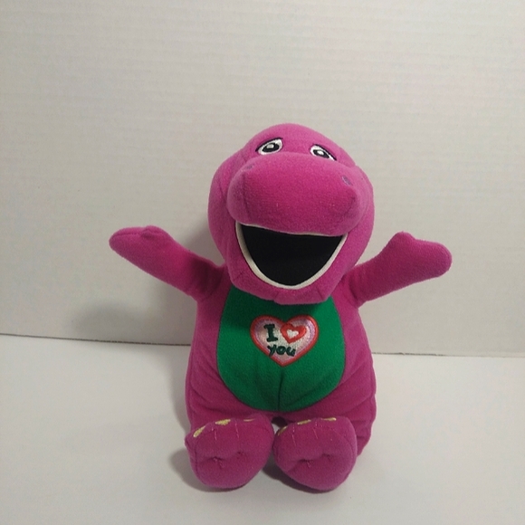 Toys | Barney The Dinosaur Plush Sings I Love You Song 213 Lyons 8 | Poshmark
